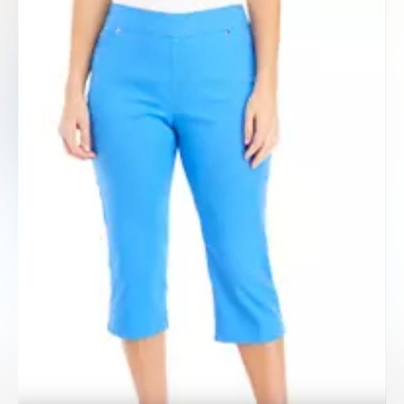 Kim Rogers | Pants & Jumpsuits | Nwt Kim Rogers Shannon Fit Ocean Blue ...